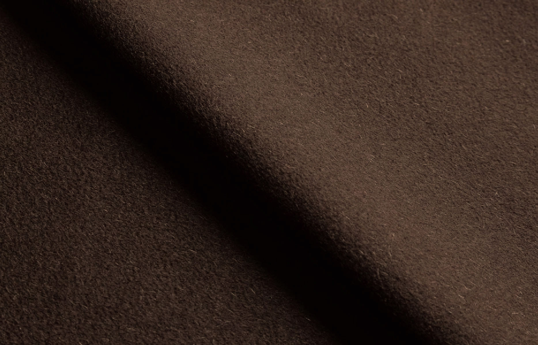 Coat wool with cashmere brown